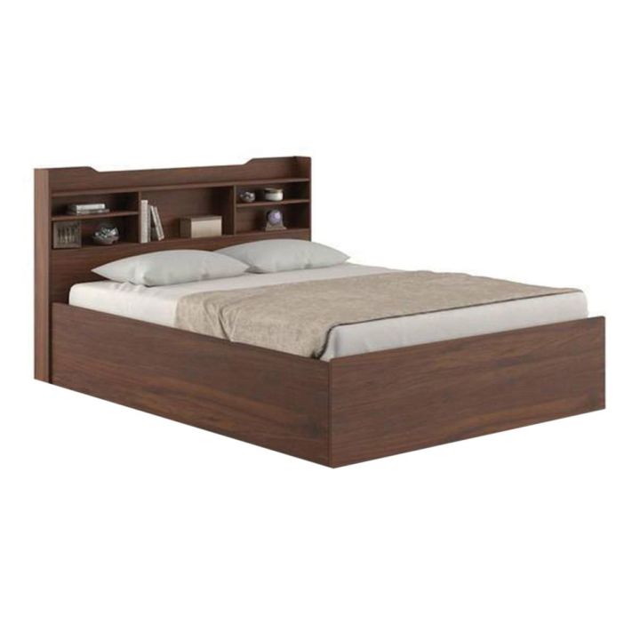 RK Double Box Bed (5/7 Feet) Made of Melamine Laminated Board | Daraz ...