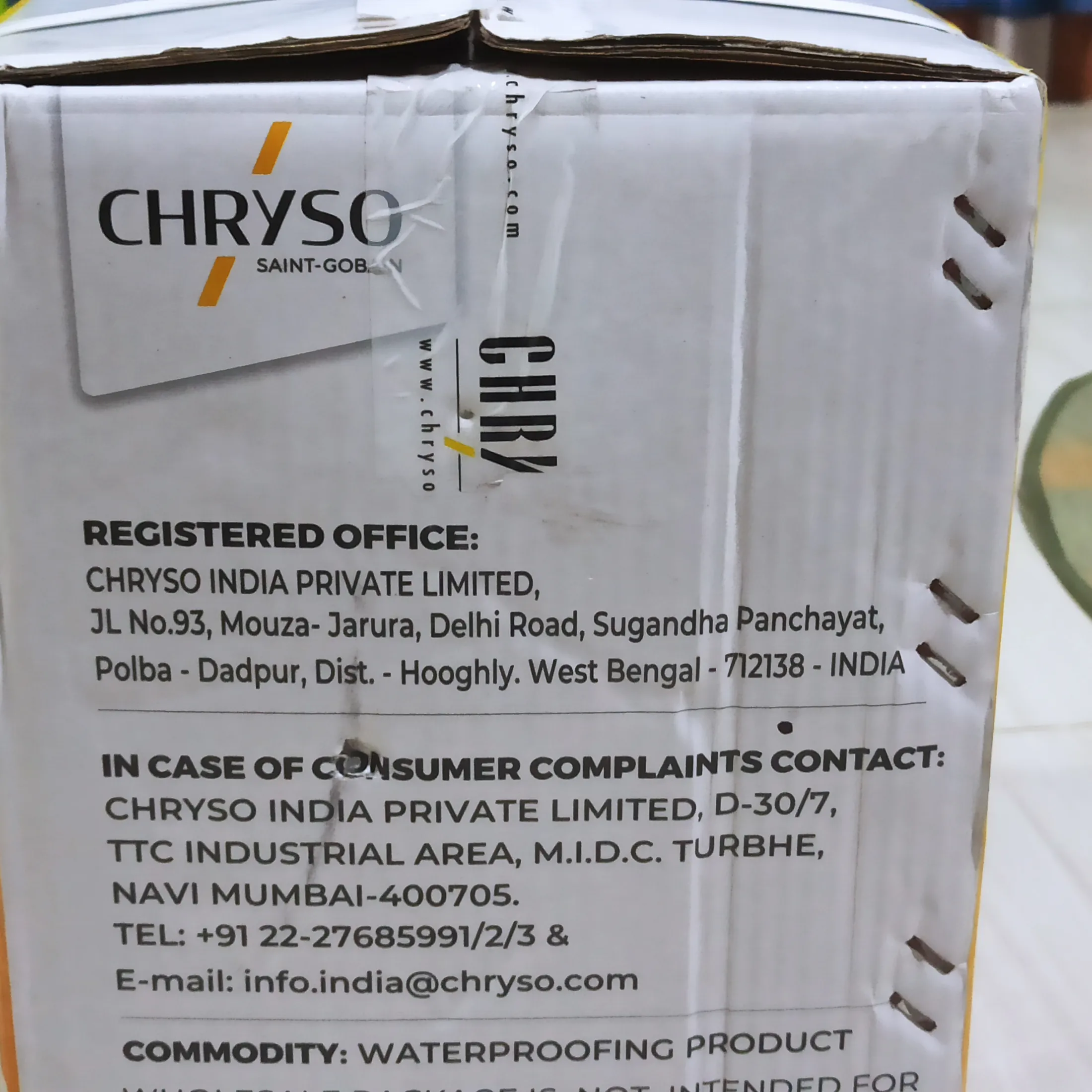Construction chemical point seller CHRYSO® "STRUCO LATEX" SBR Latex ...
