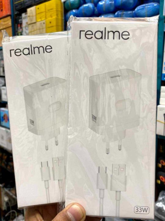 Realme 33W Quick Charger 3.0 Qualcomm Adepter USB Type-C Cable | Daraz ...