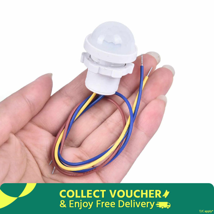 PIR Infrared Motion Sensor Switch 110/220V Auto on Off Light Switch PIR ...