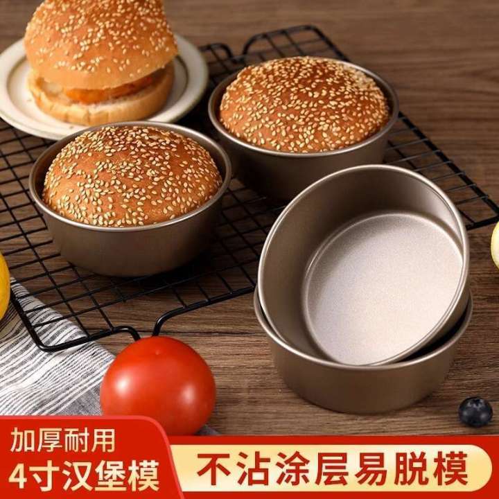 4 inch hamburger mini hot dog bread burger embryo cake mold cheese ...