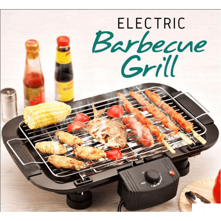 Electric BBQ Grill Machine - Black | Daraz.com.bd