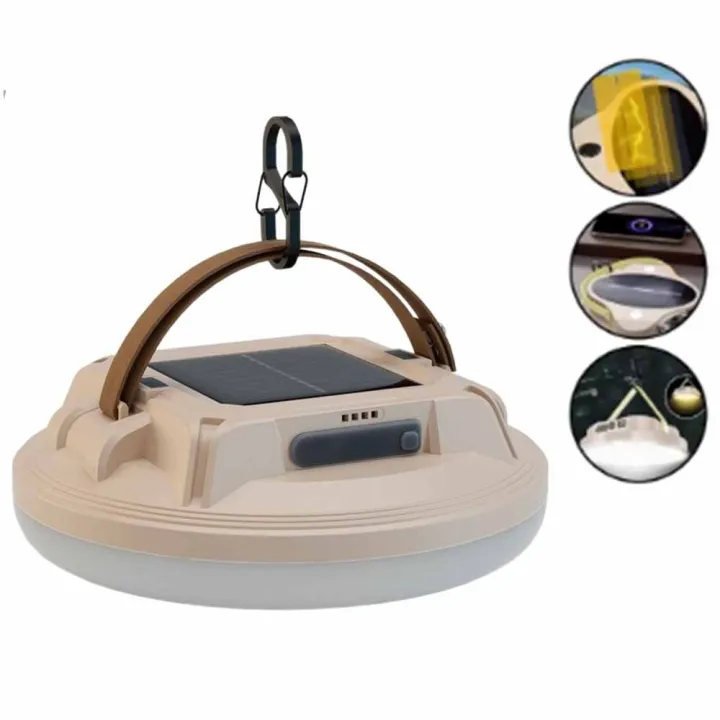 Multi-Purpose LED Light Source Solar LED Camping Light Rechargeable ...