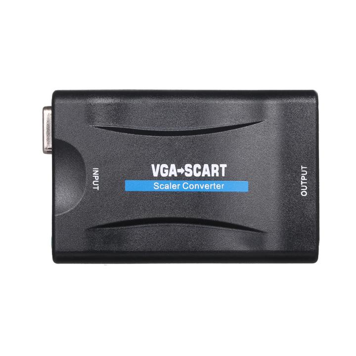 VGA to Scart Converter Video Audio Converter Video Adapter 1080P for TV ...