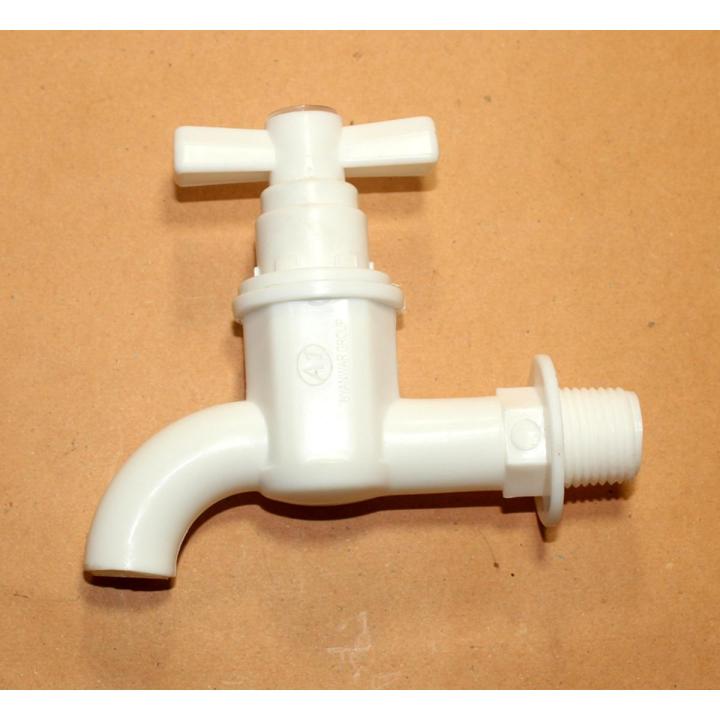 Wall Mounted Plastic Bib Tap | Daraz.com.bd