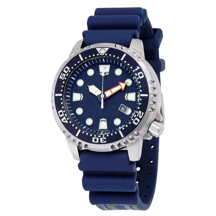 Cross-Border Men's Watch Single Calendar Tape Rotating Watch Waterproof ...