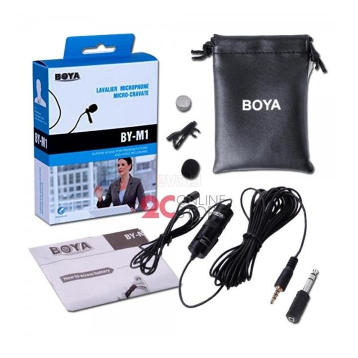 BOYA BY M1 Microphone Boya Professional Microphone for Mobile and DSLR ...