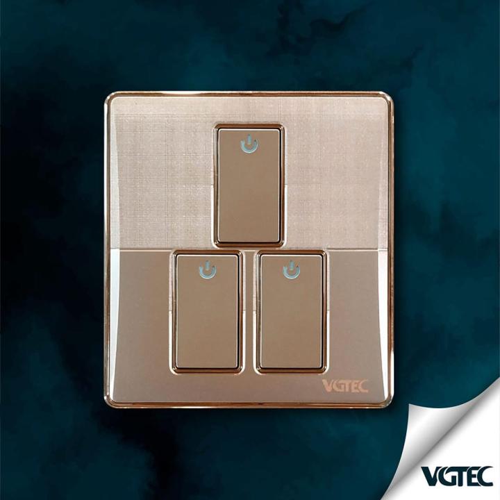 VGTEC - 3 gang 1 way switch (Platinum series) | Daraz.com.bd