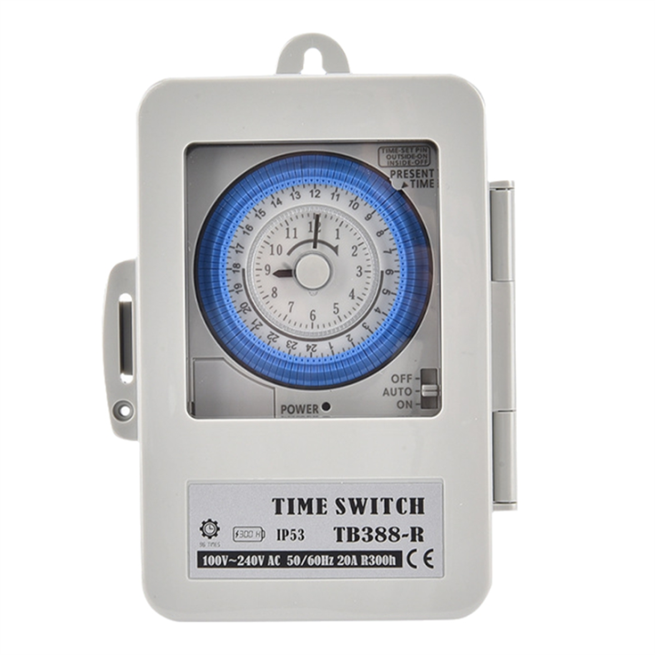 Mechanical 24 Hours Timer Switch IP53 Programmable Electrical Timer ...