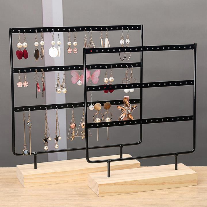 24/44/66Holes Earrings Hanging Rack Sturdy Stable Metal Jewelry Storage ...