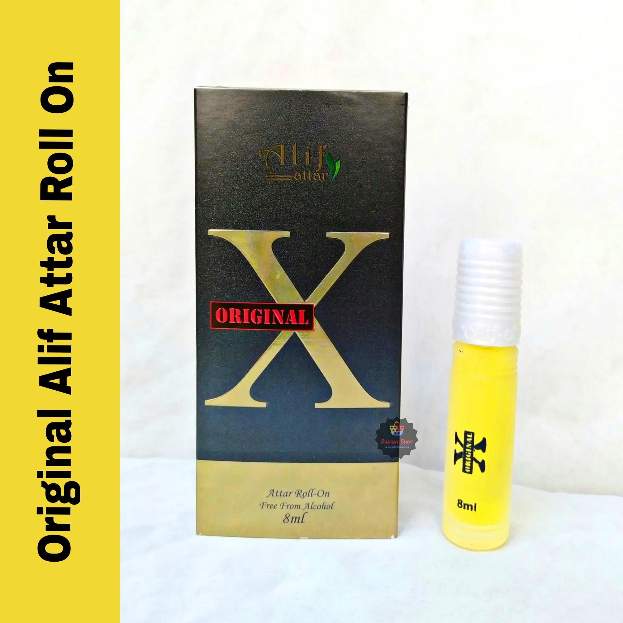 Alif X Attar For Men Long Lasting Roll On Non Alcoholic Perfume (হালাল) - 8ml | Daraz.com.bd