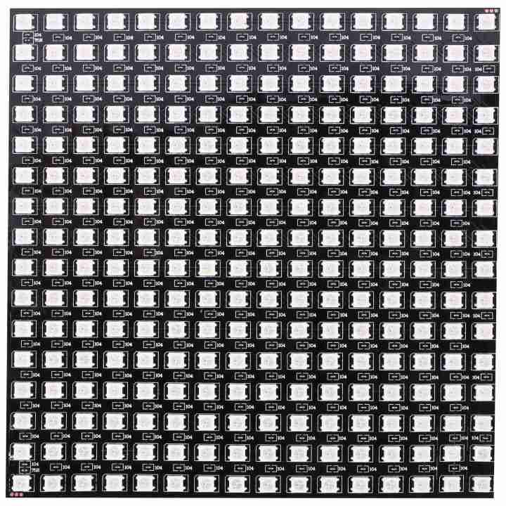 WS2812B LED RGB Flexible Pixel Panel 16X16 Individually Addressable ...