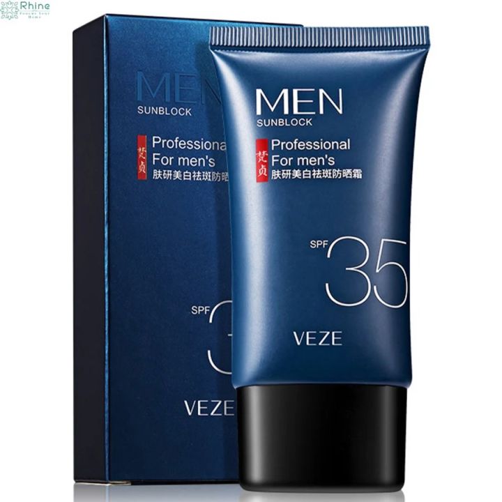 VEZE SPF35 Professional Men Whitening Anti-Freckle Sun Block- 40g ...