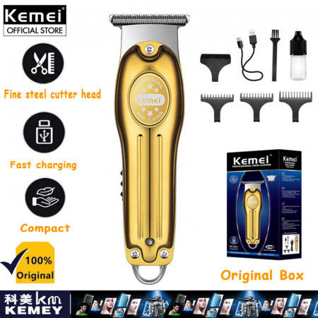 Kemei KM-678 Professional Electric Hair Clipper Full Metal Men's Beard Hair Clipper | Daraz.com.bd