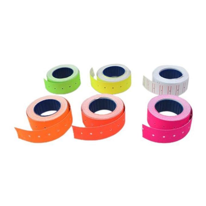 Price Label Sticker Roll Paper MX-5500 - 12pcs - Multicolor | Daraz.com.bd