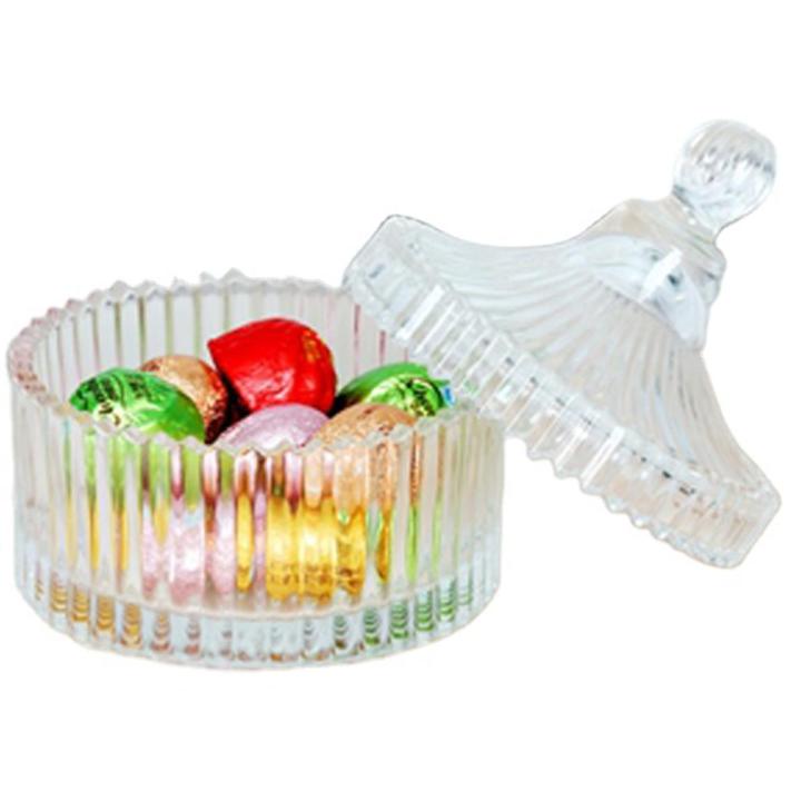 Clear Crystal Glass Candy Jar | Daraz.com.bd