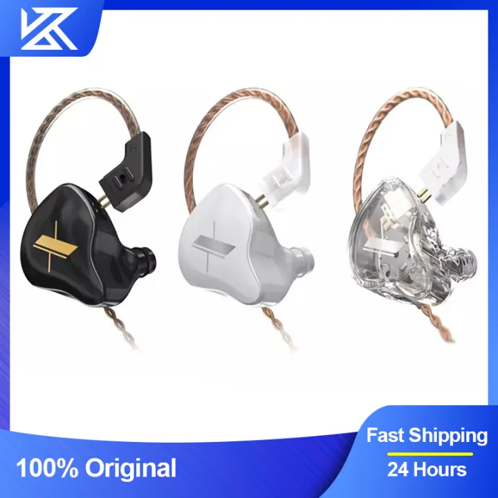 KZ EDX Wired Headset In-Ear Monitor Earbuds Earphones Detachable Cable ...