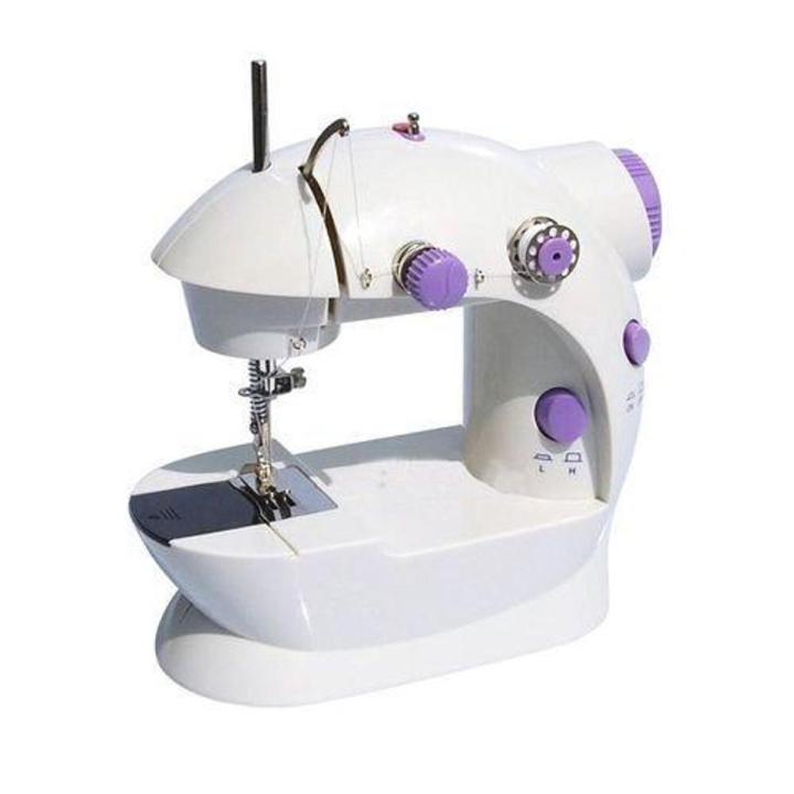 4 in 1 Electric Sewing Machine - White and Purple | Daraz.com.bd