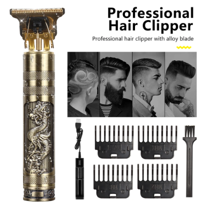 Aluminum Body Vintage T9 Hair and Beard Cutting Machine | Daraz.com.bd