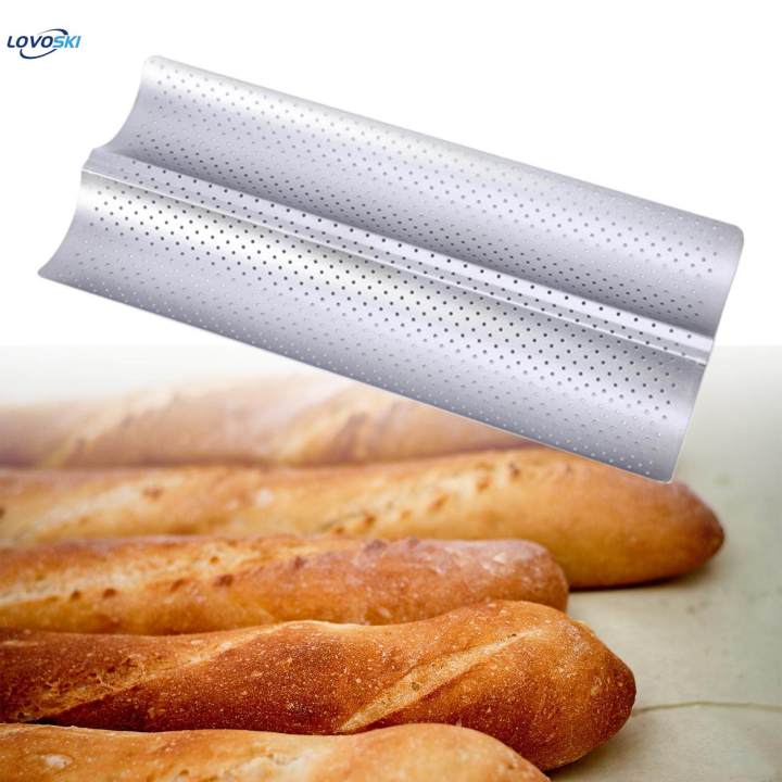 Perforated Pan Buns French Bread Pan for Home Dining Room Cookware ...