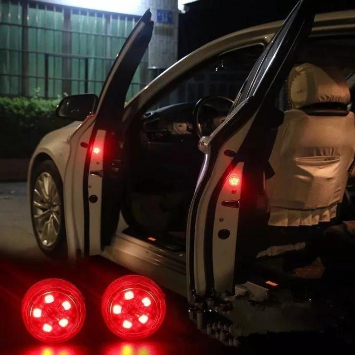 Car Door Warning Light 5 Led Aolvo Flashing Warning Light Built-In ...