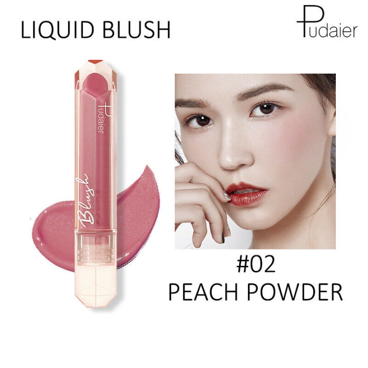 Pudaier Face Liquid Blush Makeup Beauty Glazed Cheek Blusher Matte Face ...