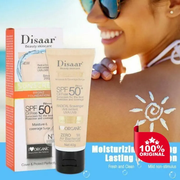 Disaar Beauty Skincare Oil Free SPF PA+++ 50+ Sunscreen Instant ...