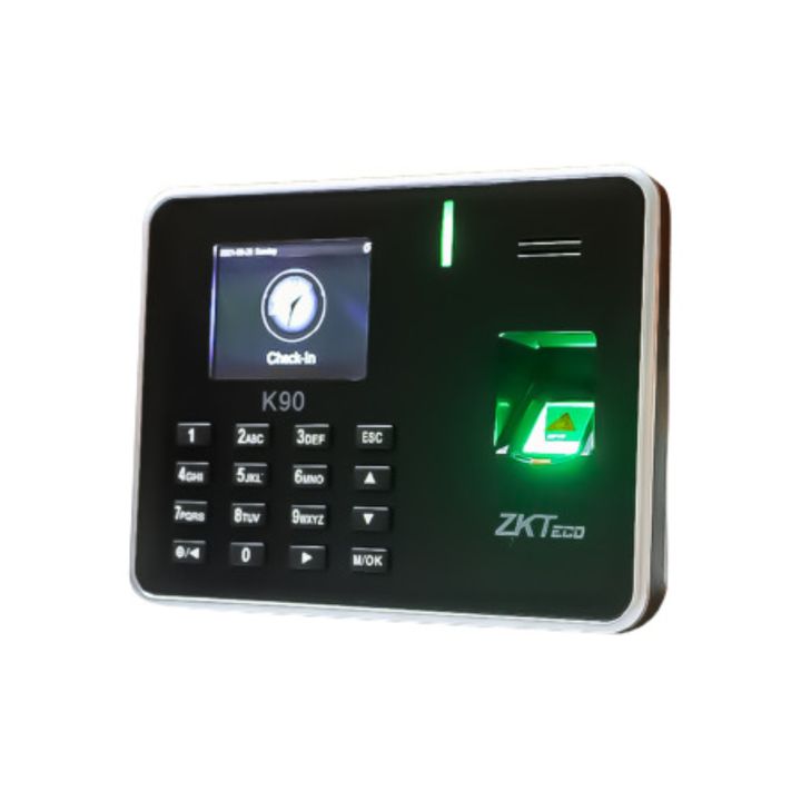 ZKTeco K90 Fingerprint Access Control Device with 1000 Fingerprint & 800 ID Card Capacity ...