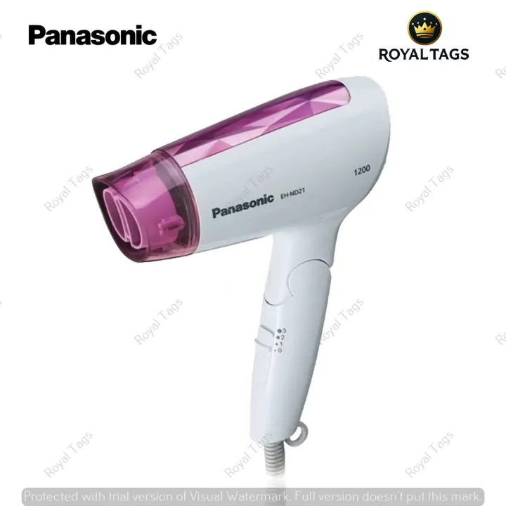 Panasonic EH-ND21 Foldable Hair Dryer with Cool Air and Quick Dry ...