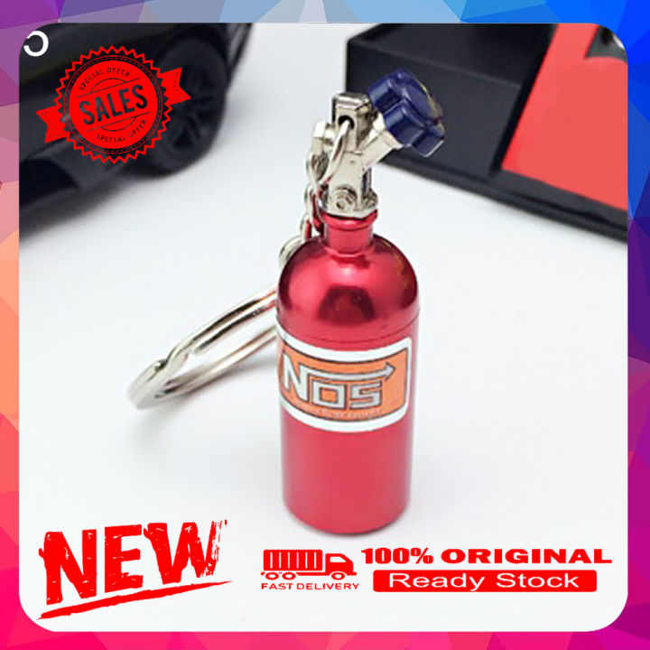 【World Supermarket 2021】(New) nos oxide nitrous box Auto car key chain ...