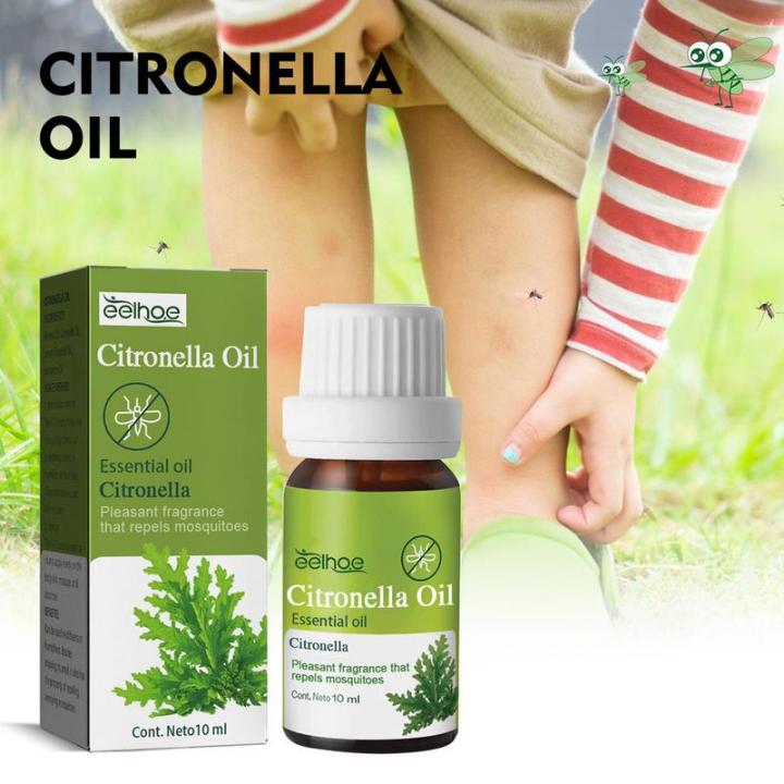 10ml Pure Natural Citronella Essential Oil Citronella Oil Mosquitoes ...