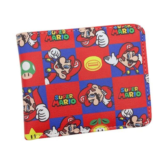 【Wweirdoo】Hot Sell Anime Super Mario Cartoon Comics Purse Game Credit ...