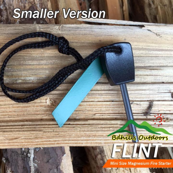 Mini Size Emergency Fire Starter Magnesium Flint Survival Tool ...