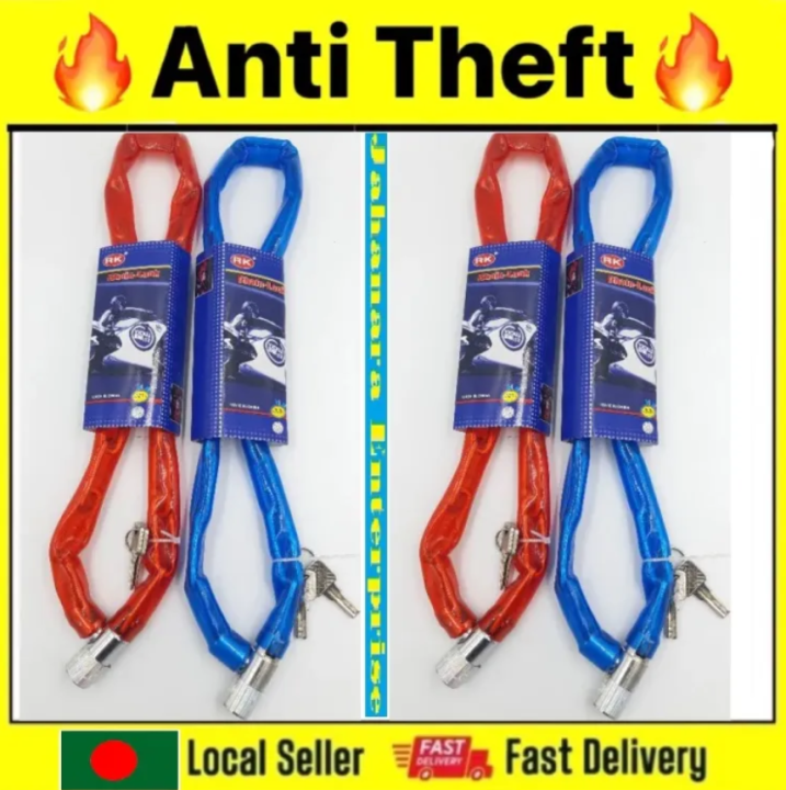 Cycle Chain Lock, Heavy Duty Stainless Steel for Bicycle, Motorcycle ...