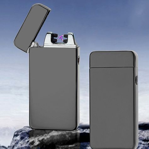 Dual Arc Lighter Flameless Electronic Rechargeable Electric Lighter ...