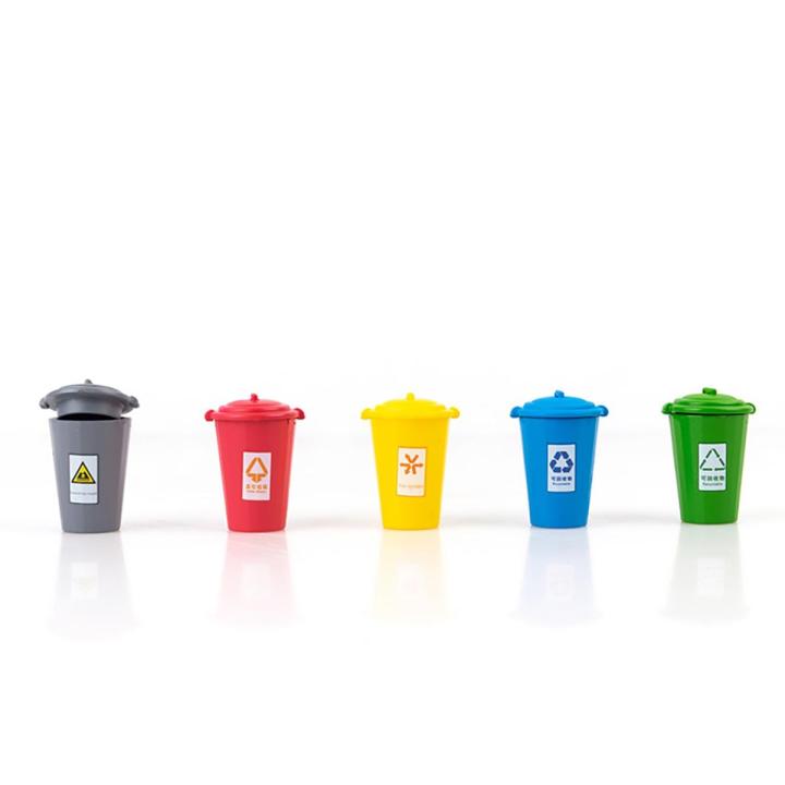【happy one】HO N Scale Model Street Trash Can Landscape Material ...