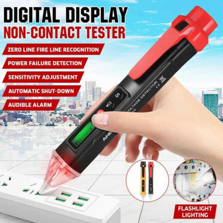 Good Quality]]]Non-contact 12V-1000V AC Voltage Detector Tester Meter ...