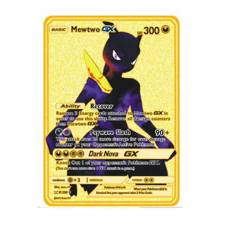 【Serendipity party】Pokemon Cards Anime Golden Vmax GX DX Metal Pikachu ...