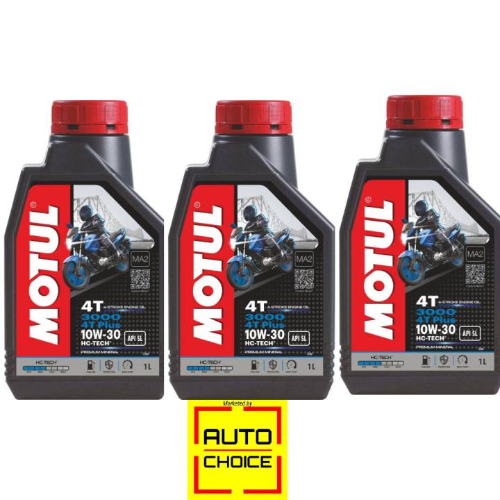 Mineral Engine Oil 3000 4T Plus 10W30 1L-3-pc Combo pack | Daraz.com.bd