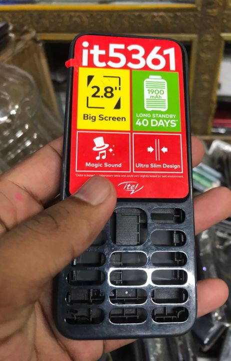 For Itel 5361 Front & Back Side Cashing / Casing with Keypad ...