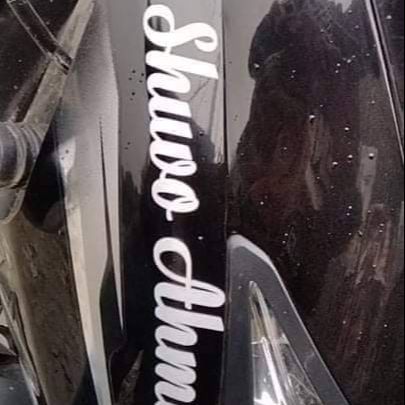 Name sticker for bike.. Motorcycle..car | Daraz.com.bd