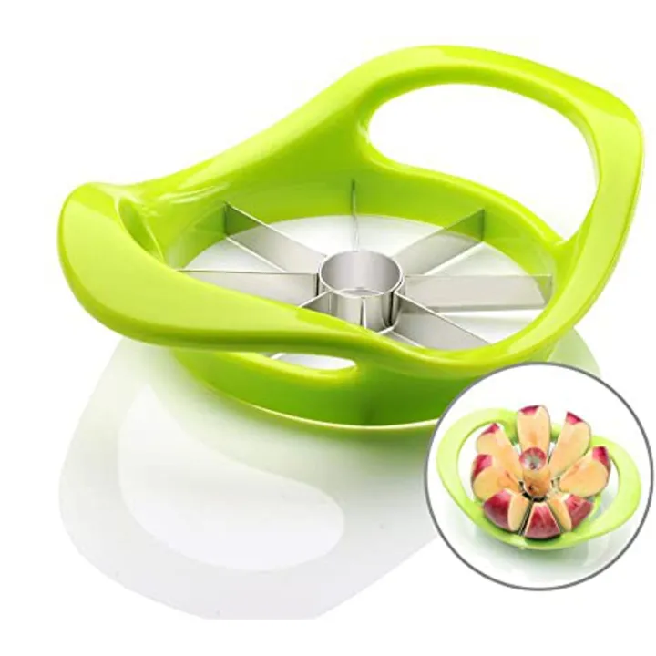 Famous Stainless Steel Apple Cutter with Push Stand (Colour May Vary ...