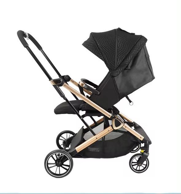 Baby Good Baby Stroller CK2 High View Lightweight Folding Rotating Two ...