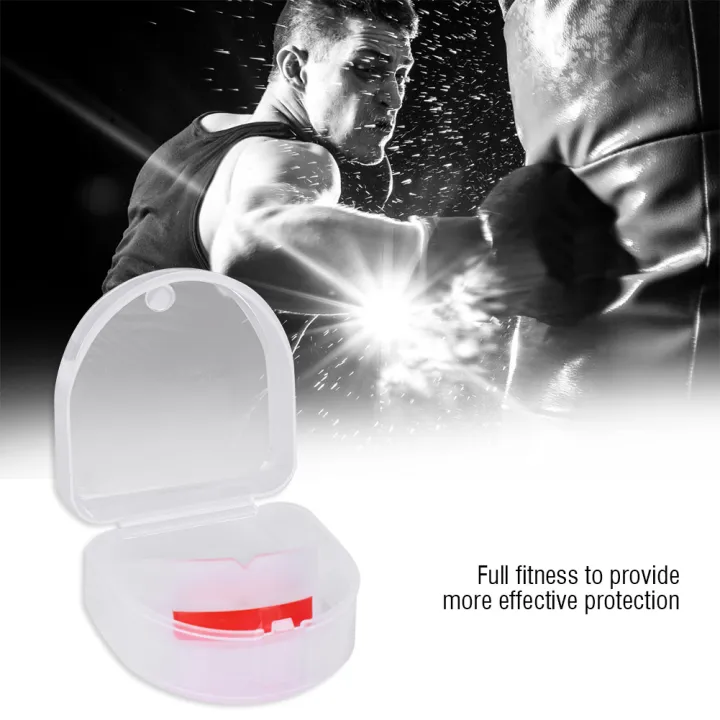 New Double-sided Shock Sports Mouthguard Mouth Guard Teeth Protect for ...