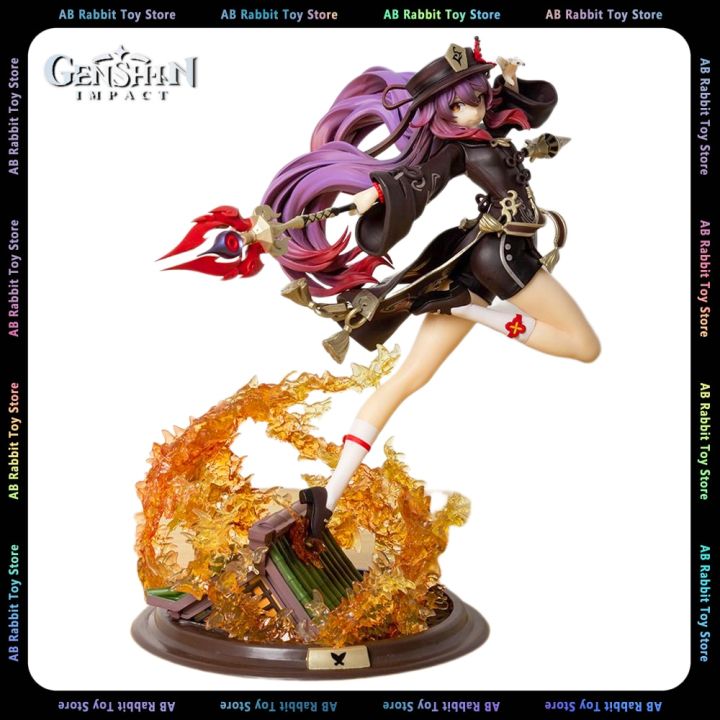 28cm Genshin Impact Hutao Anime Figure Hu Tao Kawaii Figurine Cute PVC ...