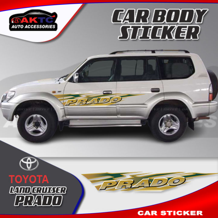 TOYOTA PRADO 02 body sticker car vinyl sticker car graphics decals car ...