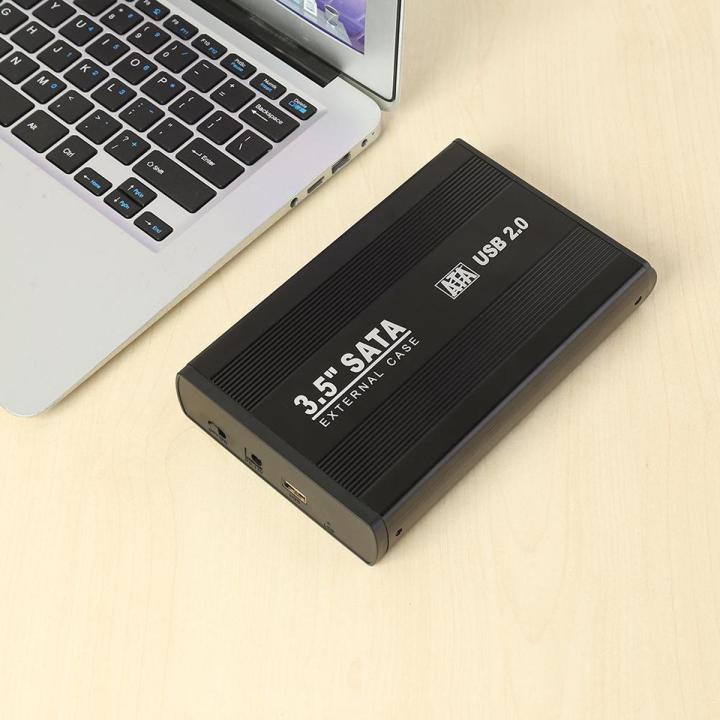 case External Box for Hardisk Hard Disk Aluminum HD 3.5 Ide SATA USB 2. ...