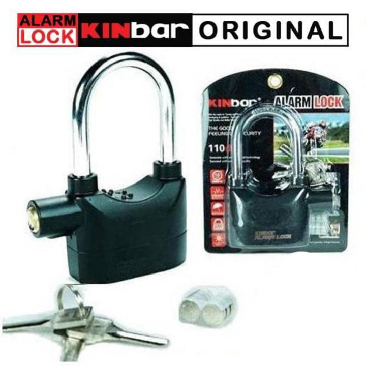 Security alarm lock-black | Daraz.com.bd