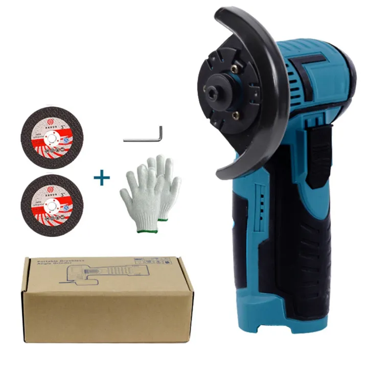 12V Brushless Angle Grinder 19500Rpm Rechargeable Grinding Tool Mini ...