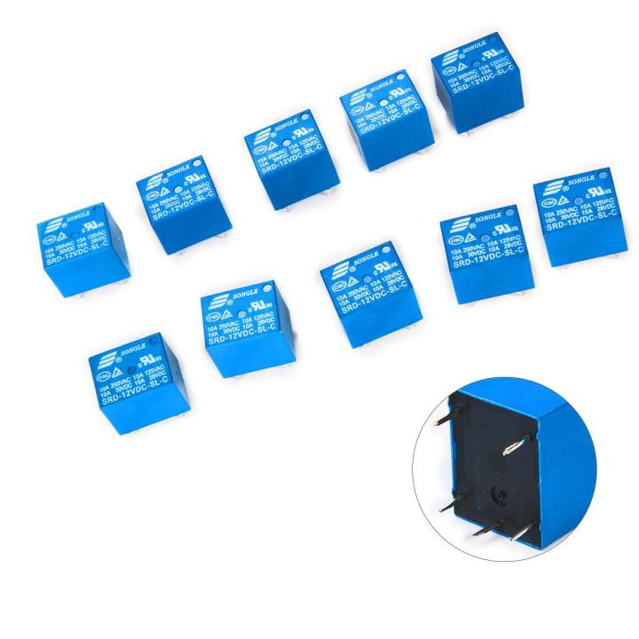 5V 5-Pin Relay Power 10A (10pcs) | Daraz.com.bd